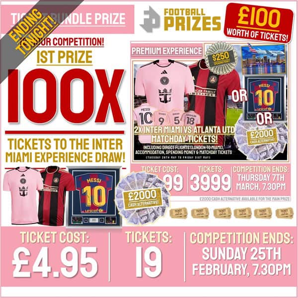 12-Hour Competition! 100x Tickets to the Inter Miami Experience ...