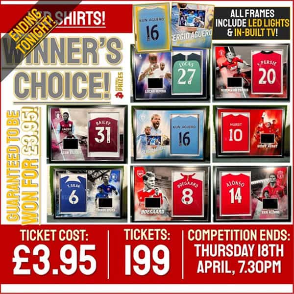 Winner's Choice! Choose from any of the EIGHT Signed & Custom Framed ...