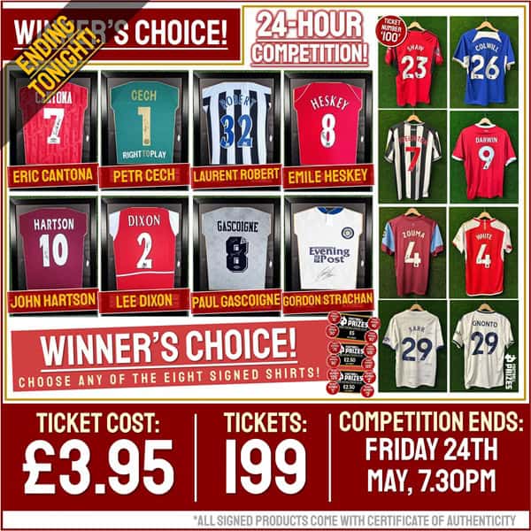 24-HR Competition! Winner's Choice! Win any of the EIGHT Legends Signed ...