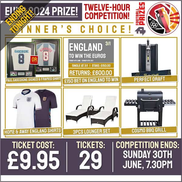 12-HOUR Competition! Winner's Choice! Euro 2024 Edition! Win a Prize ...