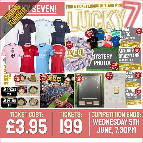 TWELVE-HOUR Competition! 'Lucky 7s'! Find a Ticket Number Ending in '7 ...