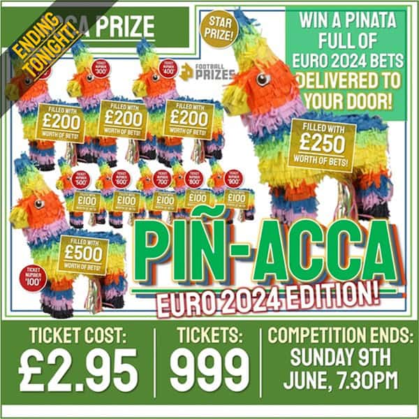 Euro 2024 Piñ-Acca Competition! Win nearly £2000 in Bets Delivered to ...