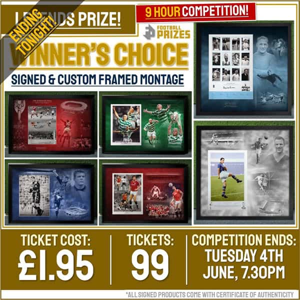 NINE-HOUR Competition! Winner's Choice Legends Signed & Custom Framed ...