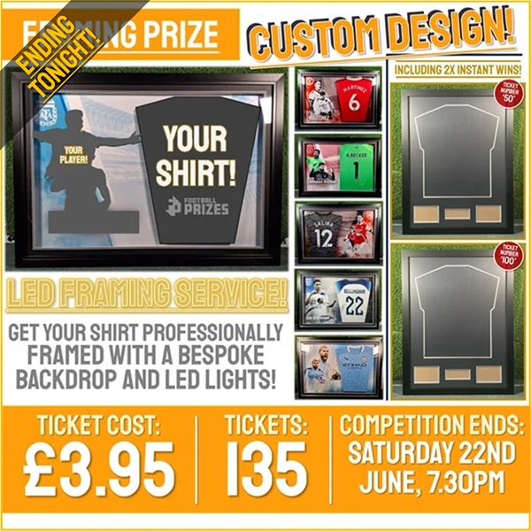 Premium Framing Competition! Win a Premium LED Shirt Framing Service ... Premium Framing Competition! Win a Premium LED Shirt Framing Service ...
