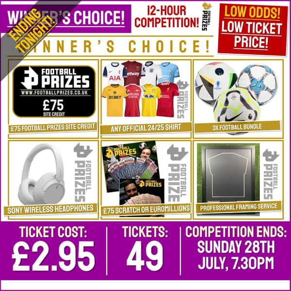 TWELVE-HOUR Competition! Winner's Choice! Choose from any of the SIX ...