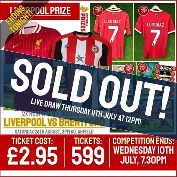 Liverpool Competition! 2x Hospitality Tickets to Liverpool Vs Brentford ...