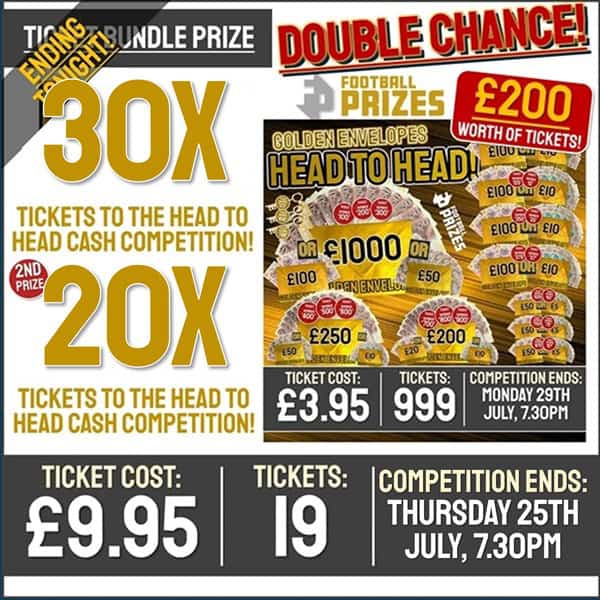 12-HOUR Competition! Win a £200 Ticket Bundle for Monday's Mega Cash ...