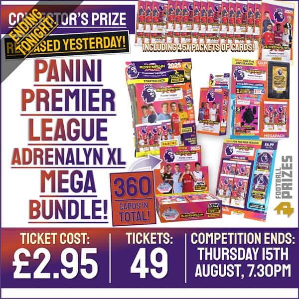 Collector's Prize! Panini Premier League Adrenalyn XL Mega Bundle! 192 ...