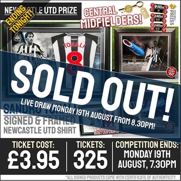 Newcastle United Competition! Sandro Tonali signed & custom LED framed ...