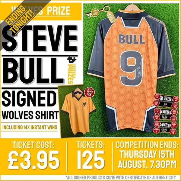 WOLVES COMPETITION! Steve Bull Signed Wolves Shirt (Plus 14x INSTANT ...