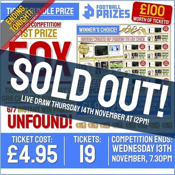 9-HOUR Competition! Win 50x Tickets into Thursday's GR8 Chances ...