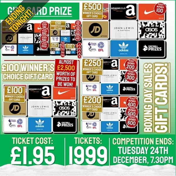 Boxing Day Sales Competition! Win a £100 Gift Card of Your Choice ...