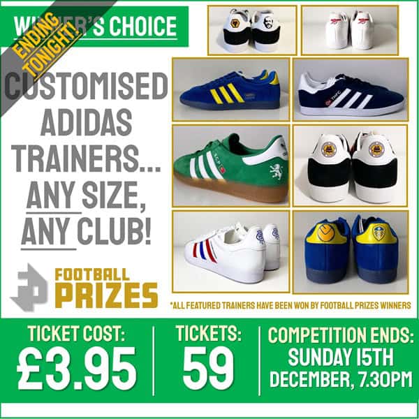 12-HOUR Competition! Win a Pair of Adidas Custom Trainers! (Any Club ...