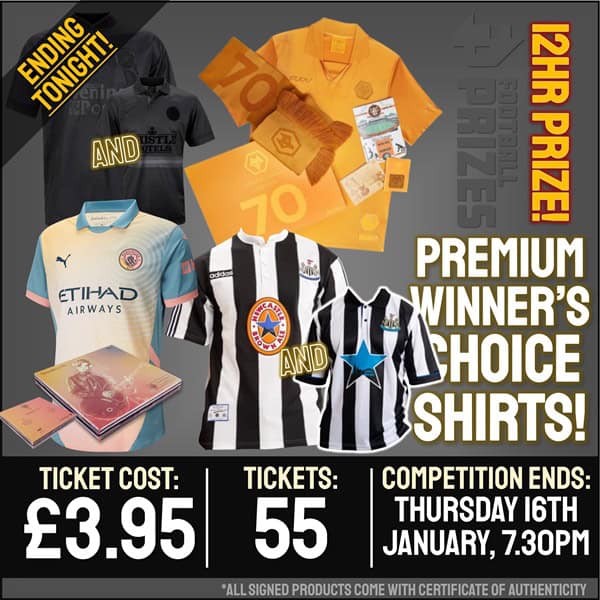 TWELVE-HOUR Competition! Winner's Choice! Premium Shirts from Leeds Utd ...