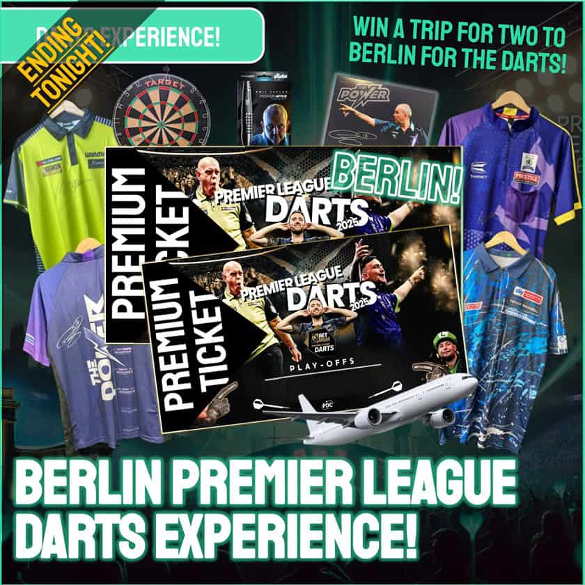 Berlin Premier League Darts Trip for two! Flights & Accommodation ...
