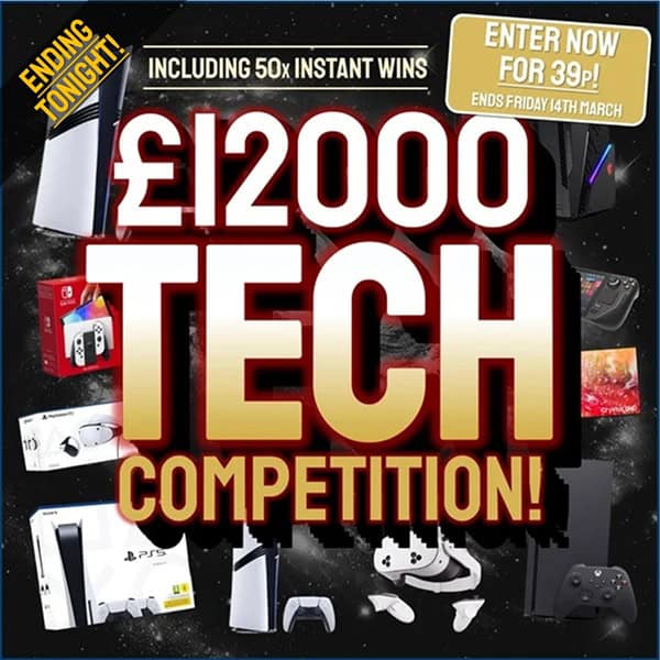£12000 Tech Bundle! Win a share of the ultimate Tech Bundle for only ...
