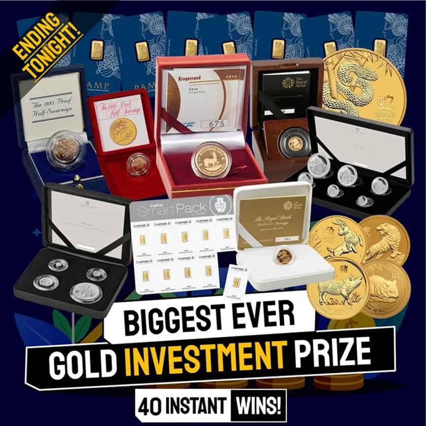 Biggest Ever 99p Investment Competition! Over £10,000 worth of Gold to ...