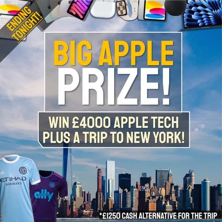 Big Apple Competition! Win a Trip to New York PLUS £4000 worth of Apple ...