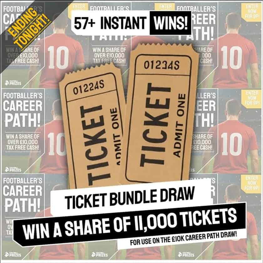 24hr Ticket Bundle Competition! Win a Share of 11,000 Tickets into the ...