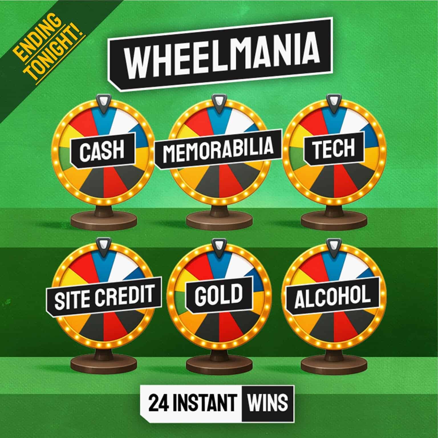 Wheel-Mania! Win a Spin on one of SIX Different Prize Wheels ...