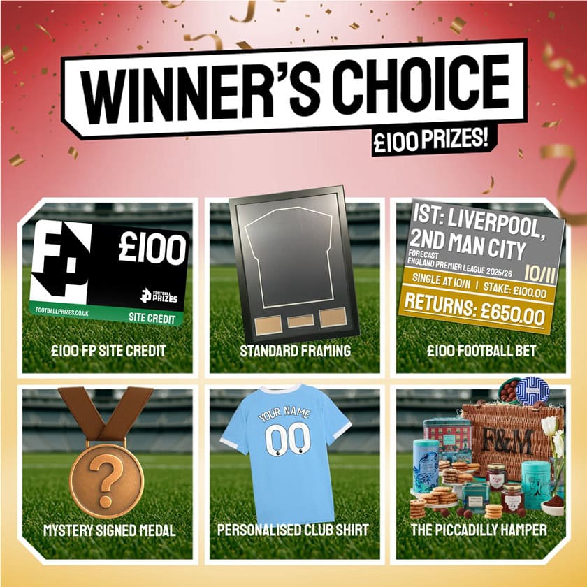 Winner's Choice Prizes! Choose any of the SIX Premium Prizes in this ...
