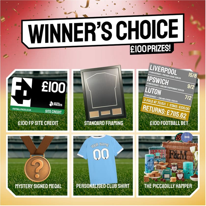 Winner's Choice Prizes! Choose any of the SIX Premium Prizes in this ...