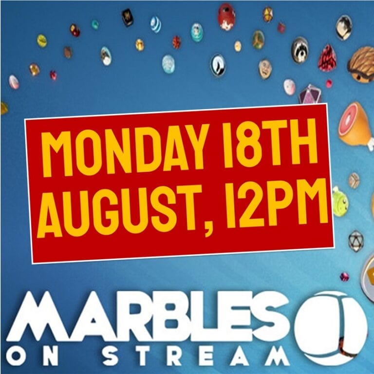 Live Marble Run! Monday 18th August - Football Prizes