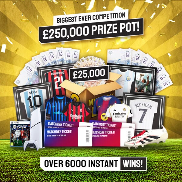 Home - Football Prizes - Win Competitions and Sport Memorabilia ...