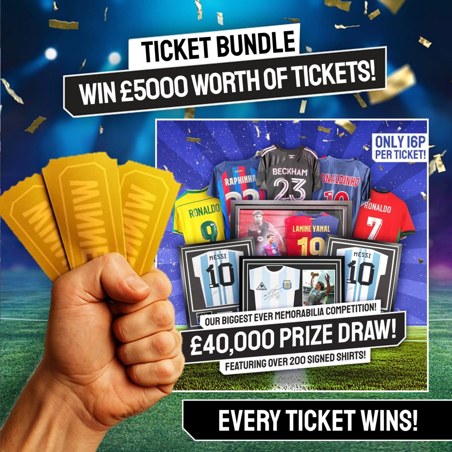 Home - Football Prizes - Win Competitions and Sport Memorabilia ...