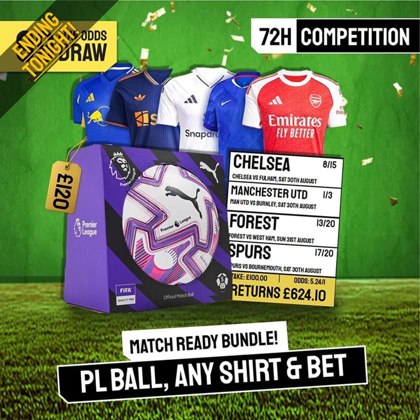 72-HOUR Competition! Win this Match Ready Bundle! Official PL Ball, 25/ ...