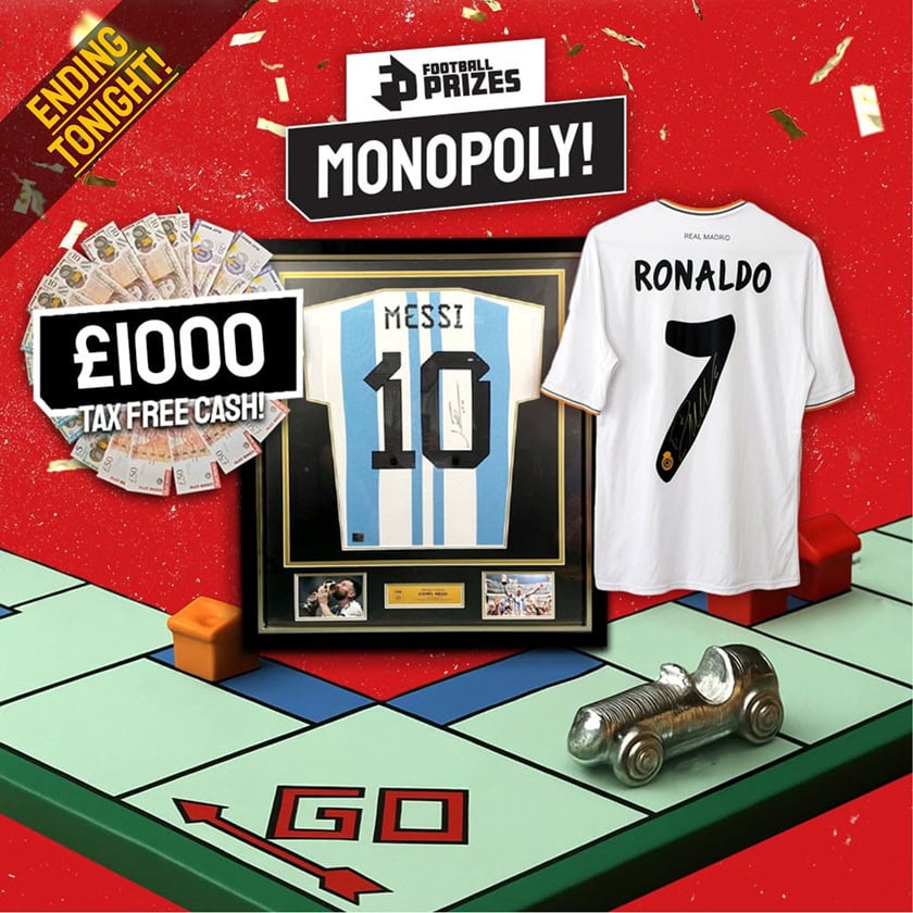 Monopoly! Win a Share of £10,000 Worth of Prizes on the Football Prizes ...
