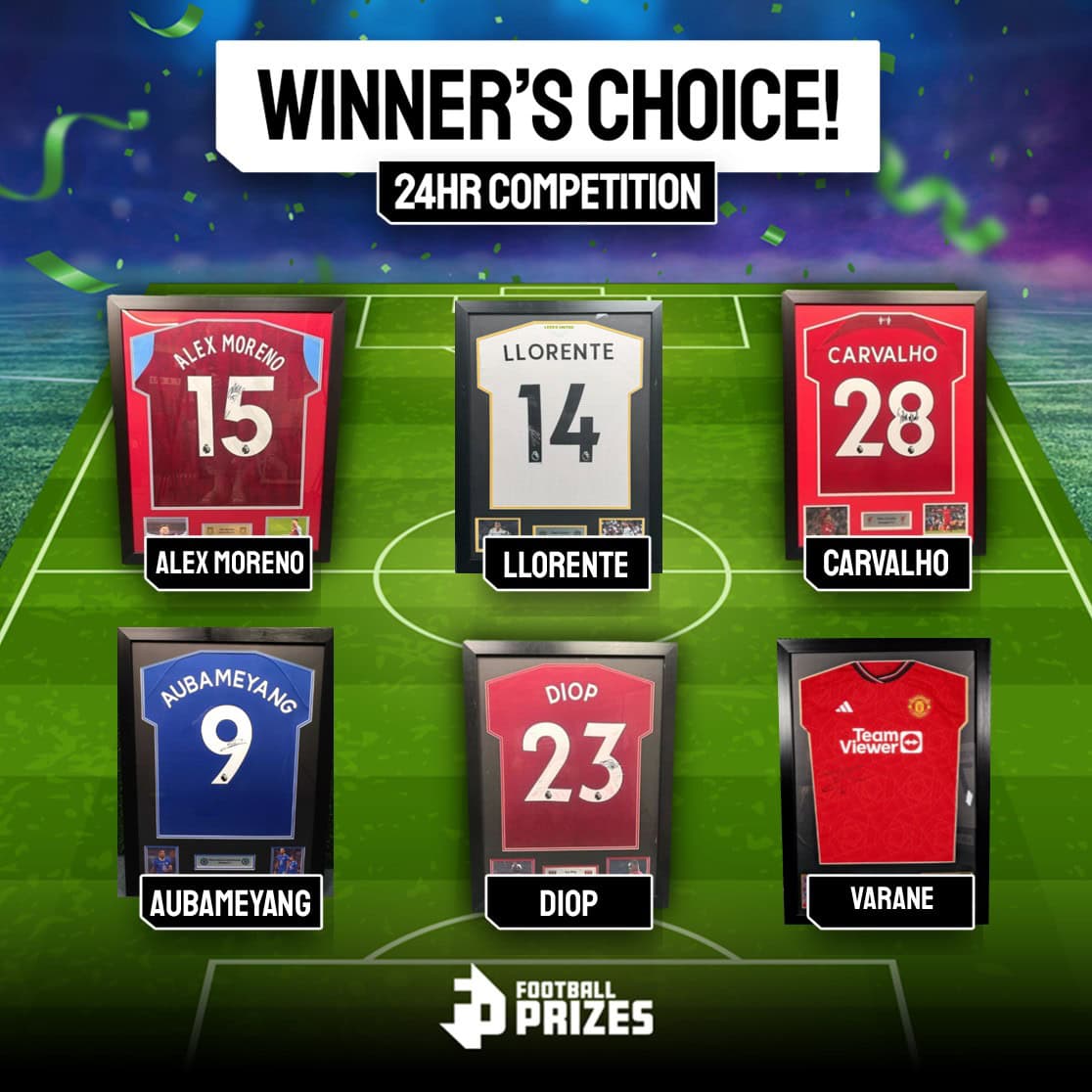 24-Hour Competition! Mega Winner's Choice! Win a Clearance Signed ...
