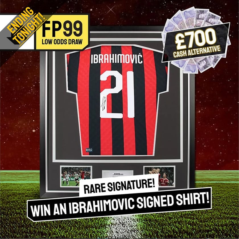 Legends Competition! Win this Zlatan Ibrahimovic Signed & Framed AC ...