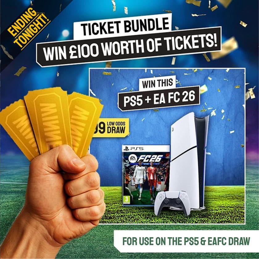 24-HOUR Competition! Win £100 Worth of tickets into the PS5 & EA Sports ...