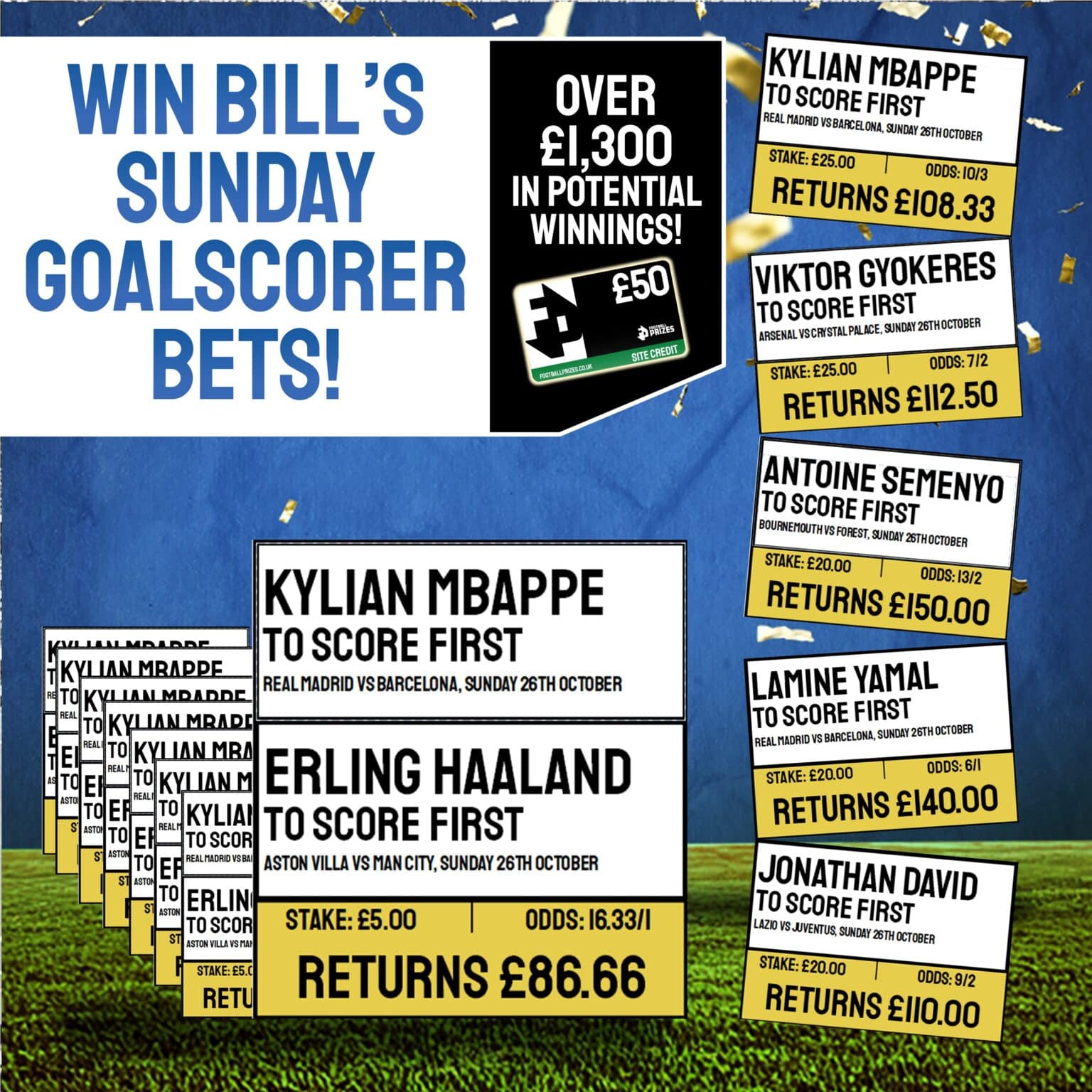 24-HOUR Competition! Win a Share of £150 worth of Bill's Sunday ...