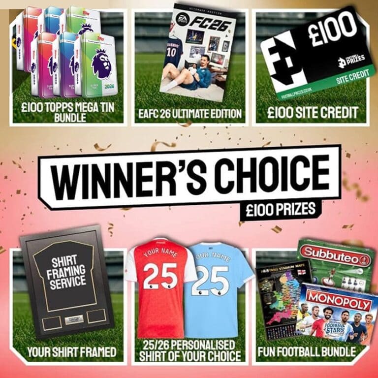 Home - Football Prizes - Win Competitions and Sport Memorabilia ...