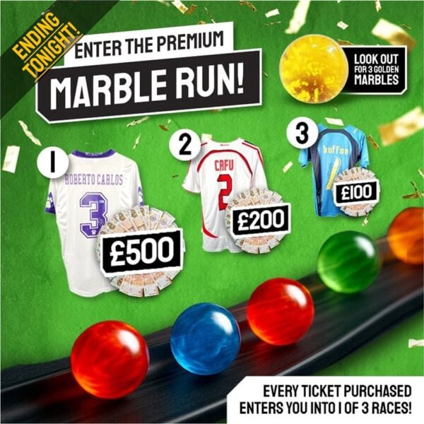 Premium Marble Run! £1000 Worth of Prizes to be won! - Football Prizes
