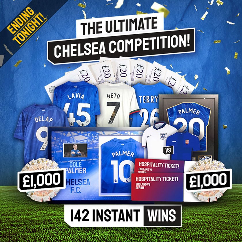 MEGA Chelsea Competition! Win this Cole Palmer signed & custom LED ...