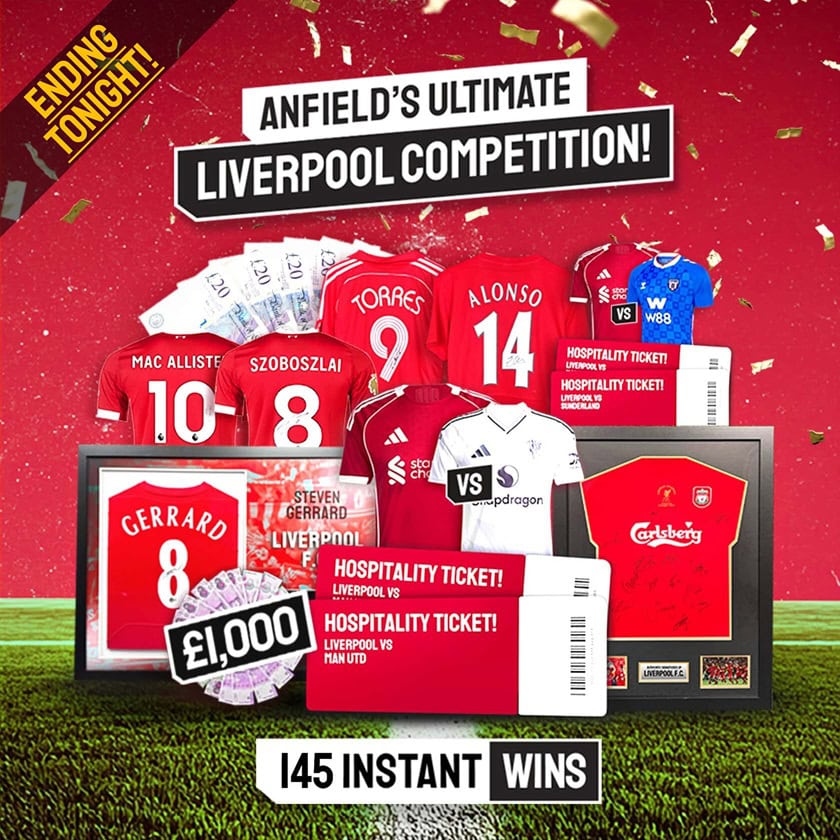 MEGA Liverpool Competition! Win 2x Hospitality Tickets to Liverpool vs ...