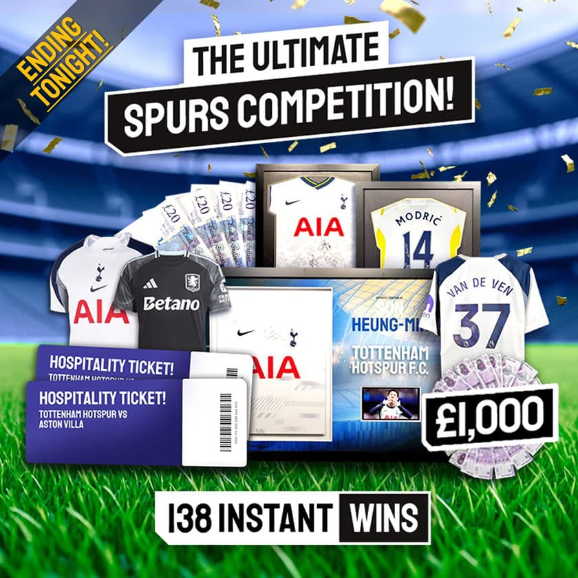 MEGA Spurs Competition! Win this Son Heung-Min signed & custom LED ...