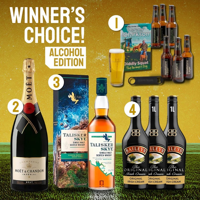 12-Hour Competition! Choose your Drinks Prize in this 'Winner's Choice ...