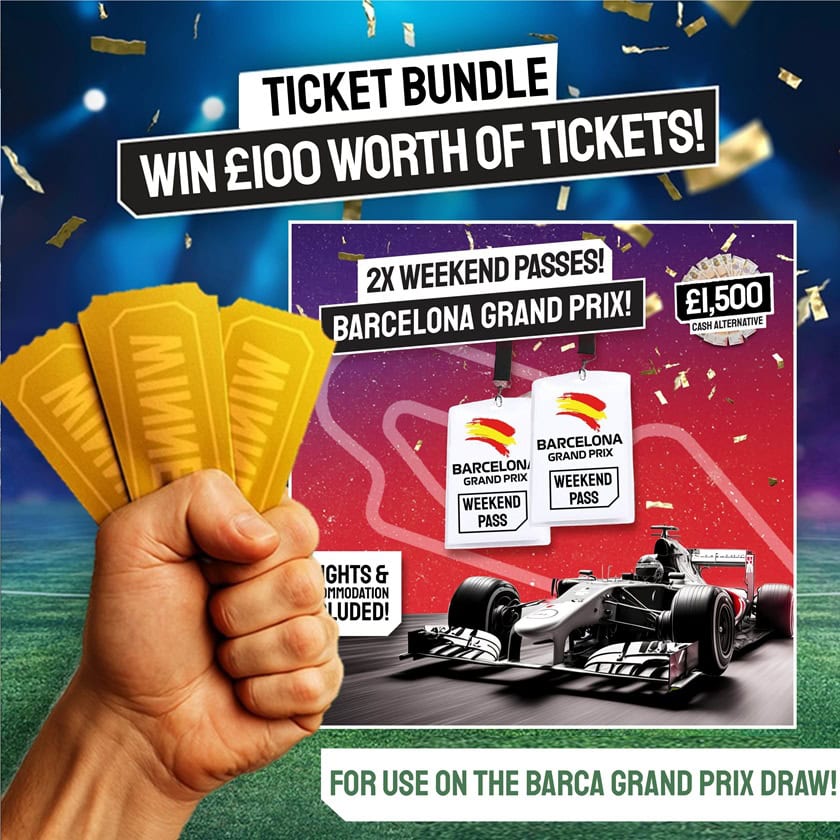 12-HOUR Competition! Win a £100 Ticket Bundle into the 'Spanish Grand ...
