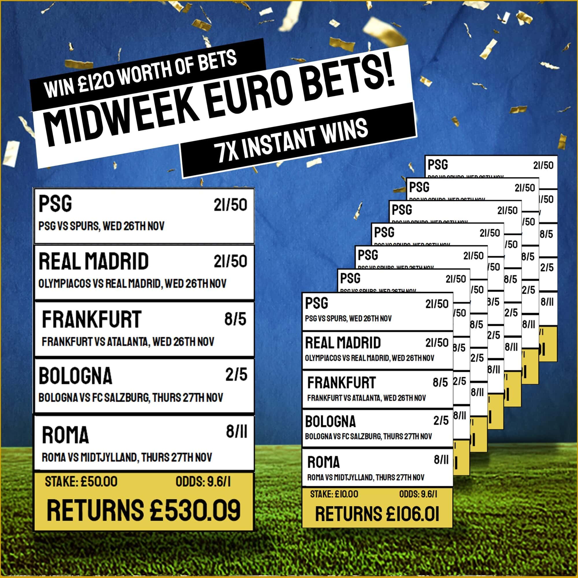 12-HOUR Competition! Win a Share of £120 worth of Bill's European ...