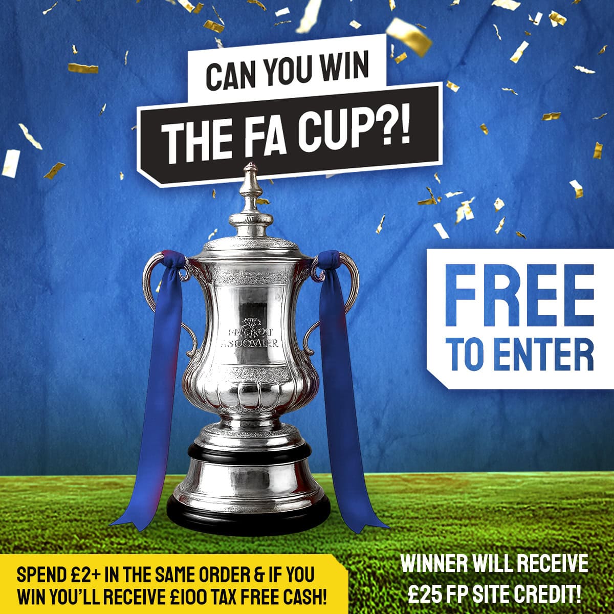Free to Enter! Can you win the Football Prizes FA Cup?! - Football Prizes