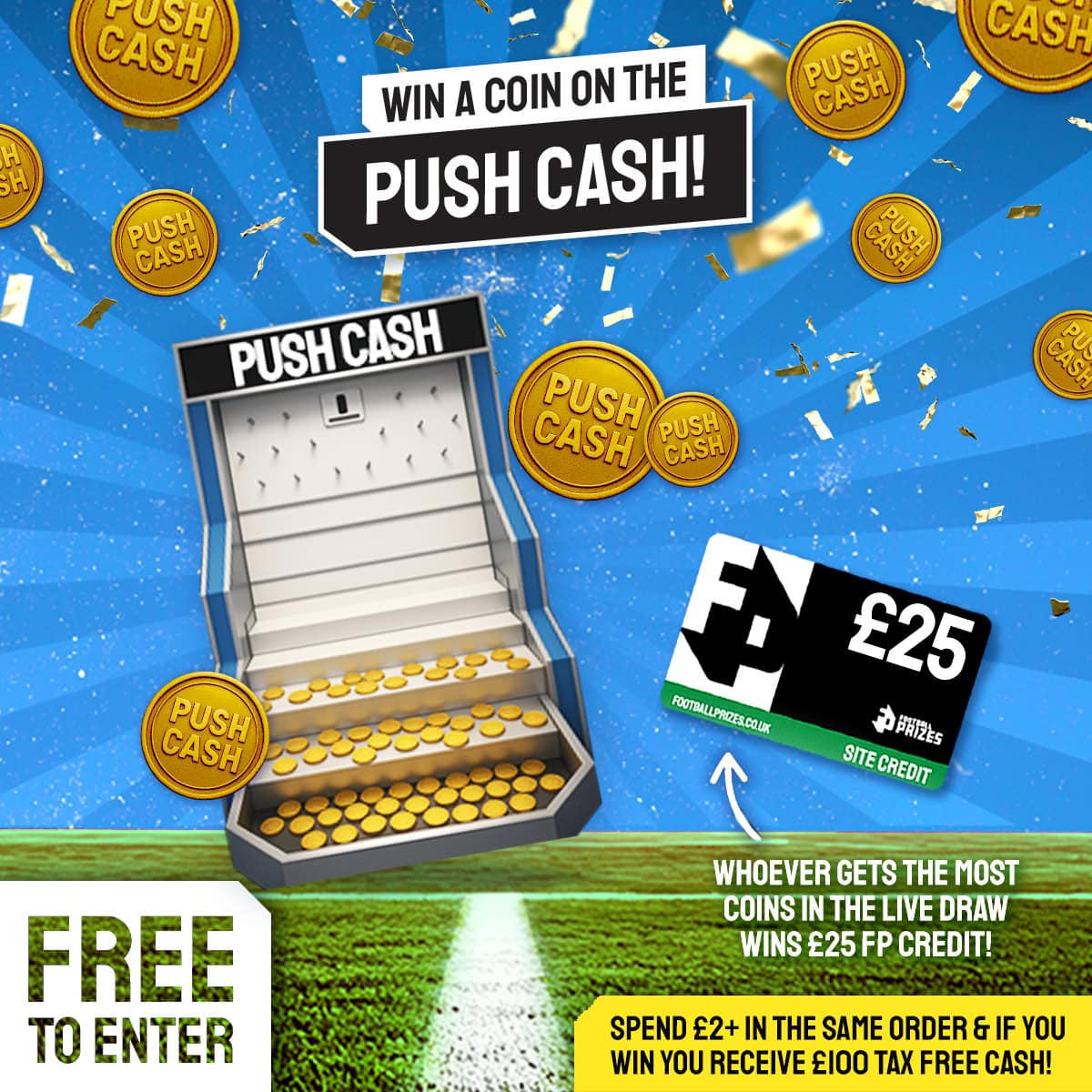 Free to Enter! Win £25 FP Credit on the Push-Cash Machine! Whoever ...