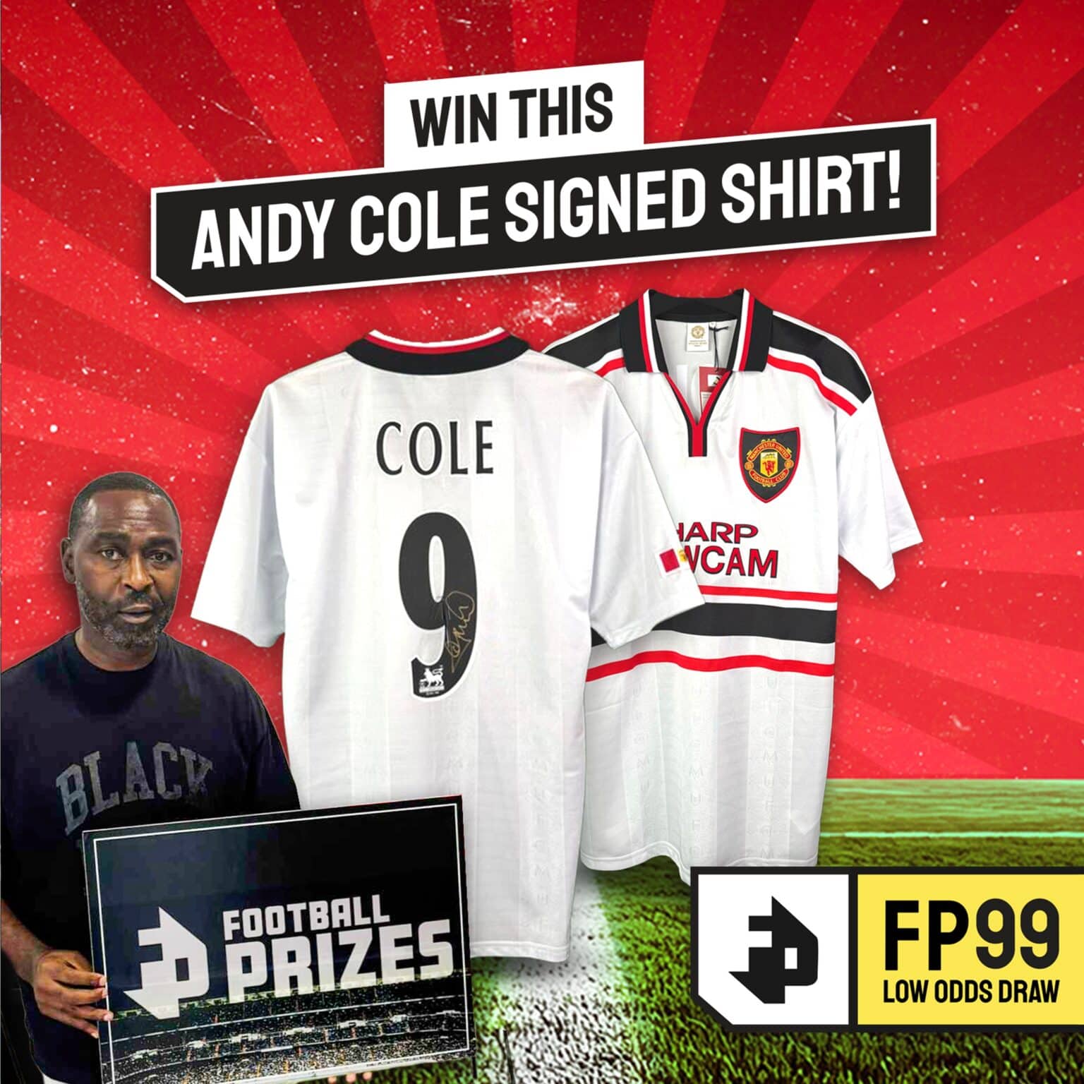 Man Utd Competition! Win this Andy Cole Signed Retro Shirt! - Football ...