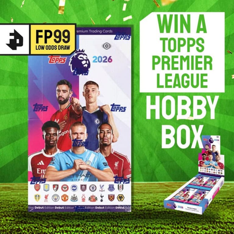 FP99 Competition! Win this 2026 Premier League Topps Hobby Box ...