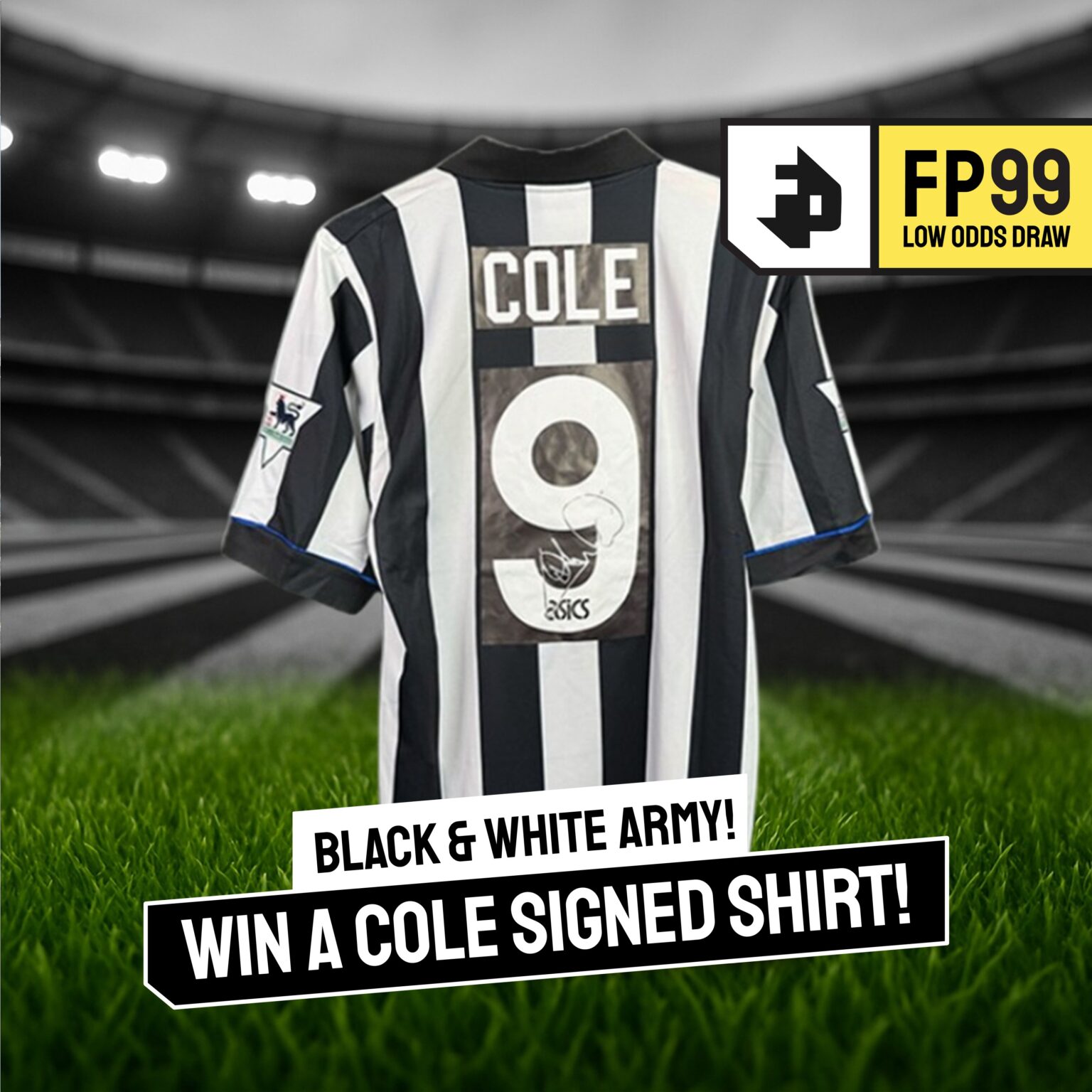 FP99 Competition! Win this Andy Cole Signed Newcastle Shirt! - Football ...
