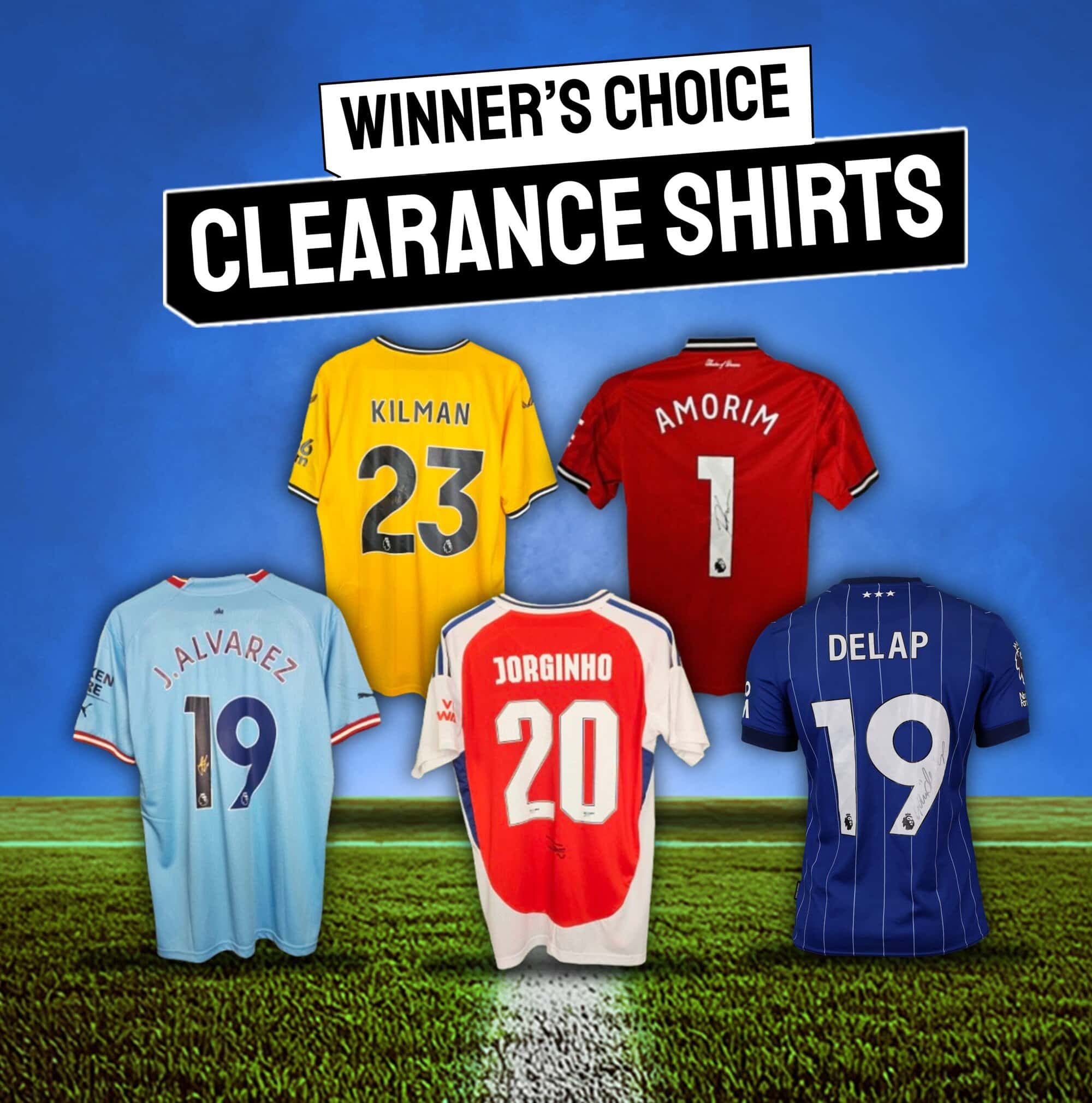 12-Hour Competition! Win a Clearance Signed Shirt! - Football Prizes