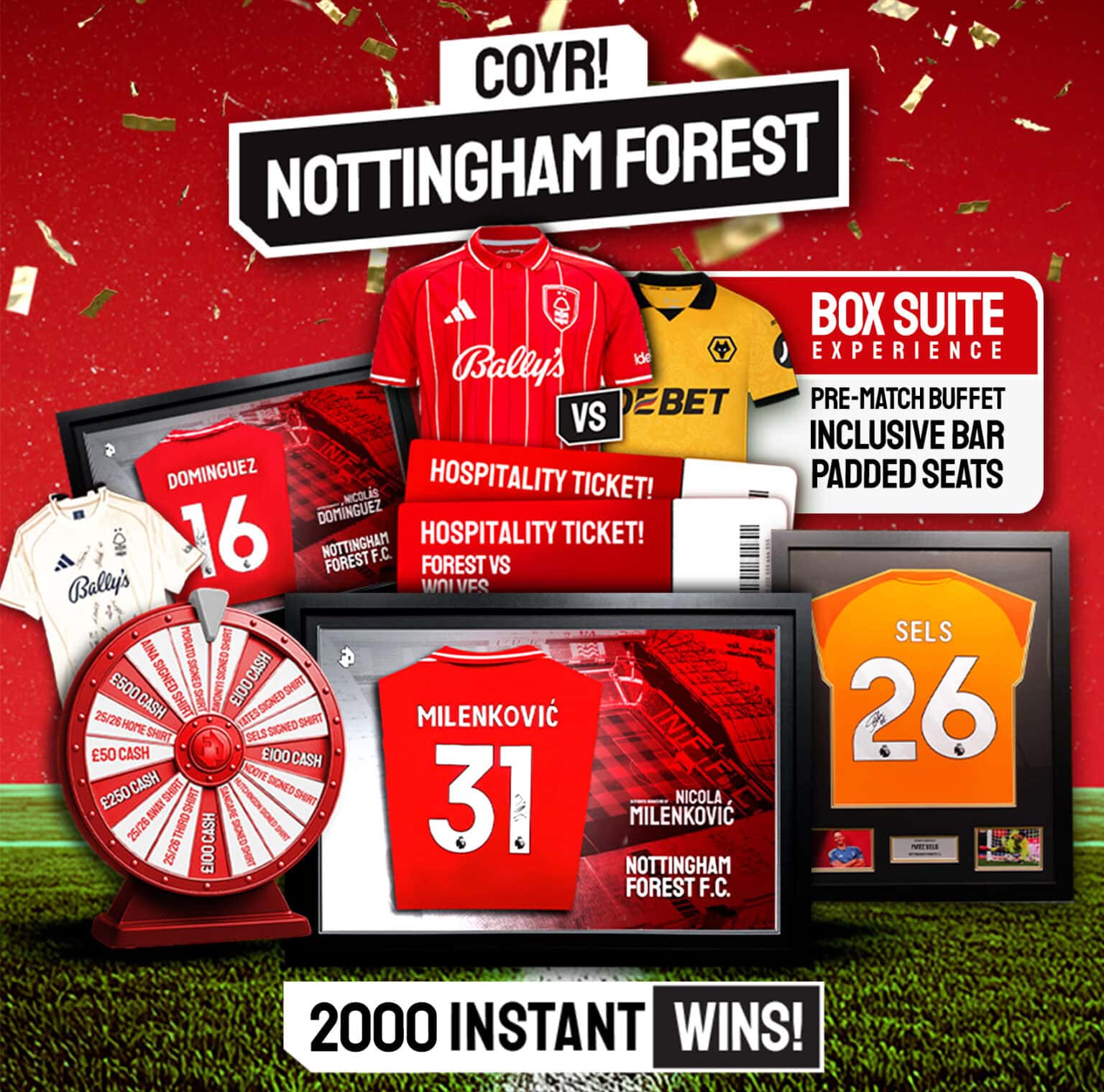 MEGA Nottingham Forest Competition! Win 2x Box Hospitality Tickets to ...